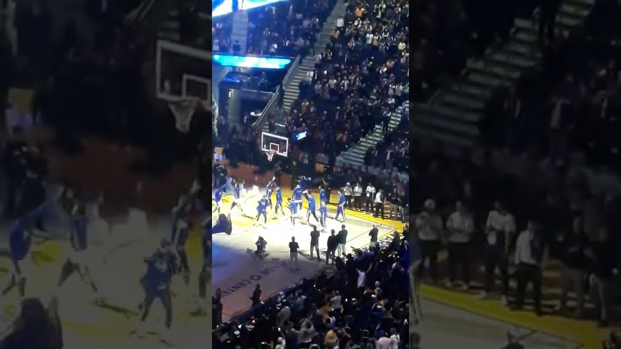 The Golden State Warriors starting five roll call - YouTube