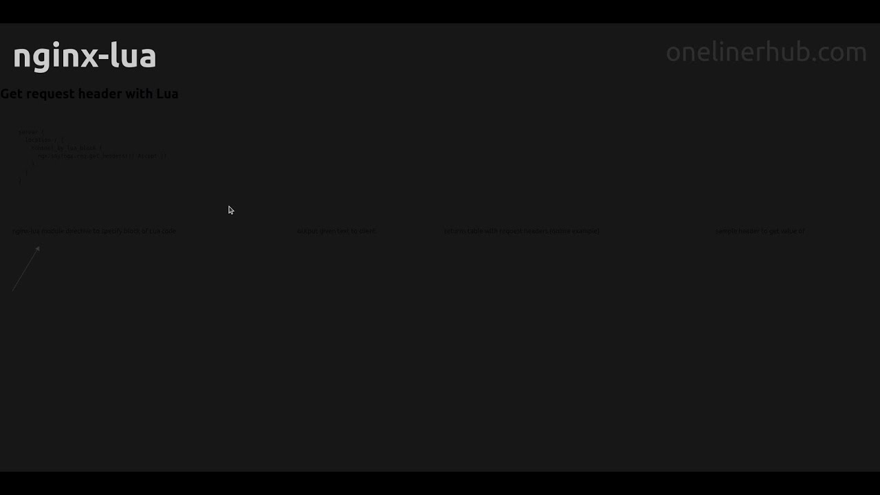 Get request header with Lua - YouTube