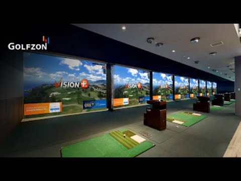 Simulador de Golf: Golfzon GDR - Software - YouTube