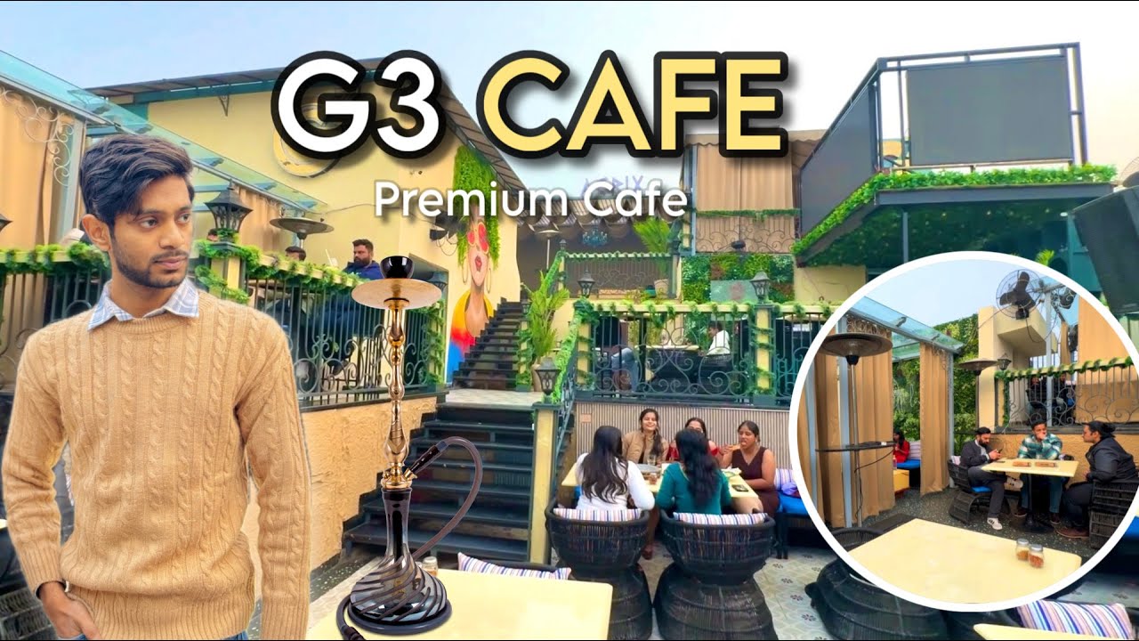 Hidden Cafe of Delhi 🤫 | G3 Cafe Premium Experience 😍 - YouTube