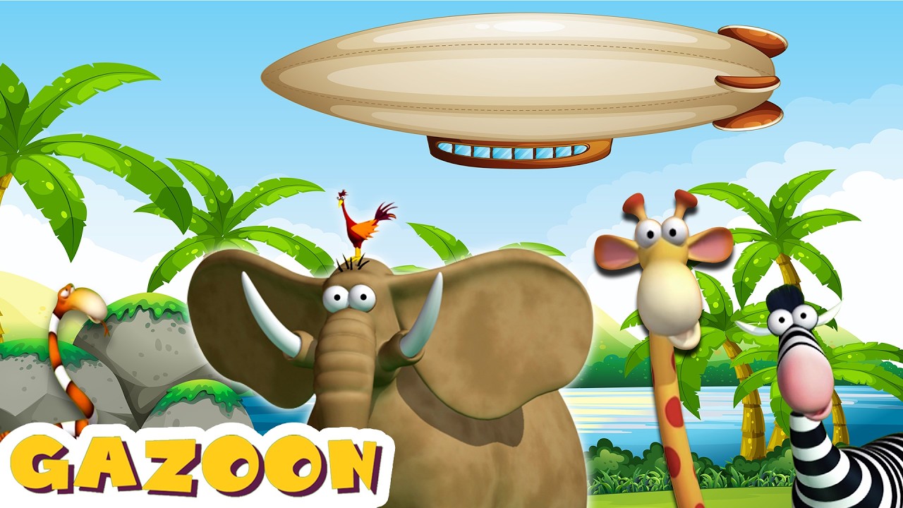 Gazoon | Jungle Mysteries! UFO | Funny Animal Cartoon For Kids - YouTube