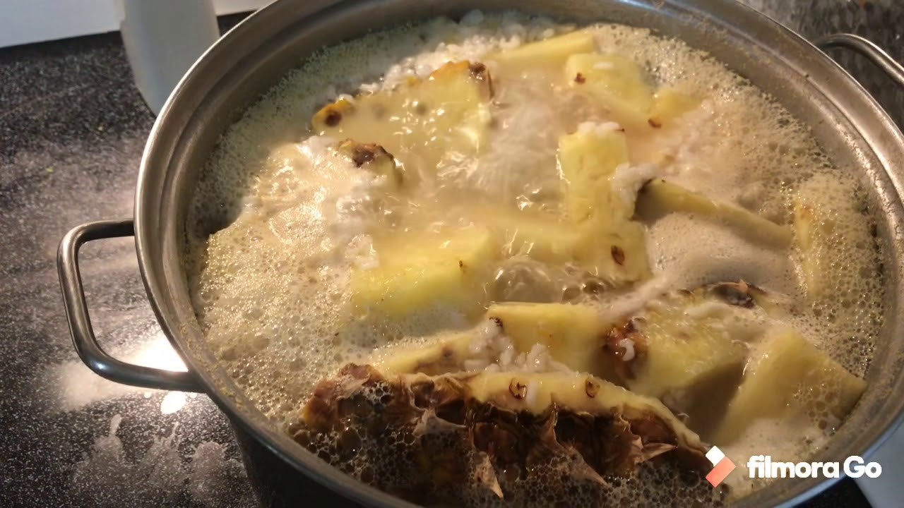 Jugó de perapiña, piña y arroz ,dominicano - YouTube