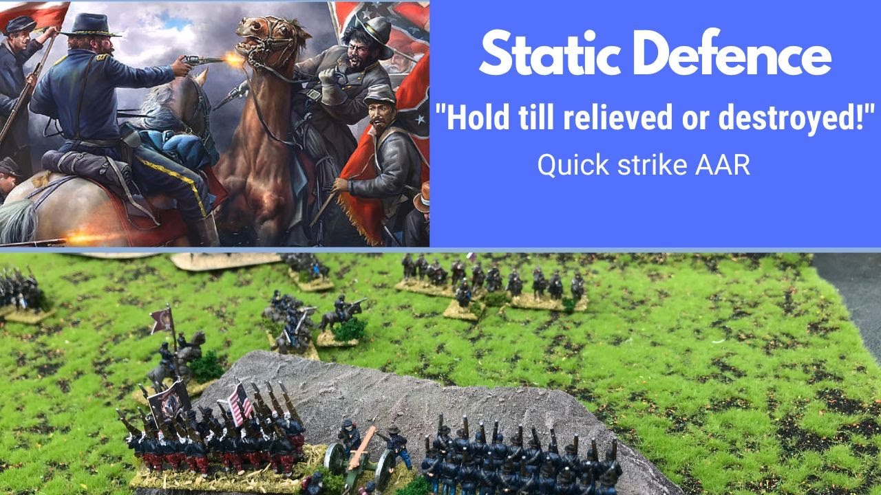 A Black powder 1-hour wargames static defence battle. - YouTube