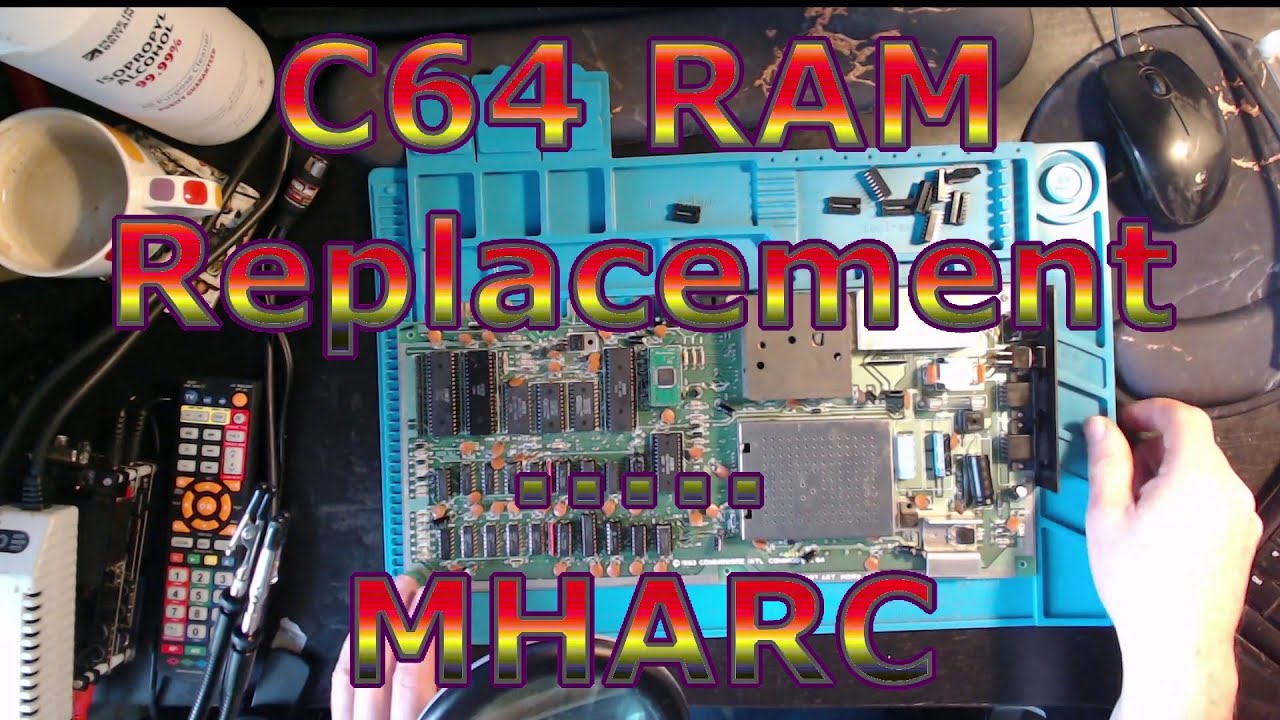 C64 Replacing the RAM - grasping at straws - YouTube