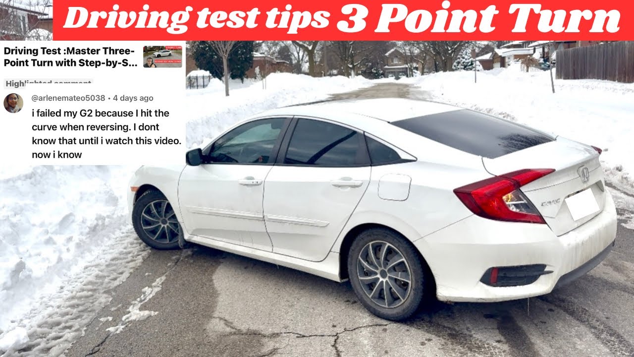 3 POINT TURN | WATCH THIS if you don't want to FAIL! - YouTube