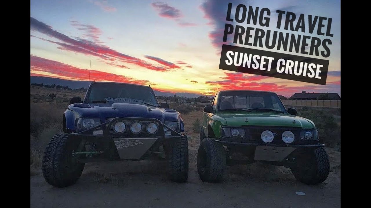LONG TRAVEL PRERUNNERS SUNSET CRUISE! - YouTube