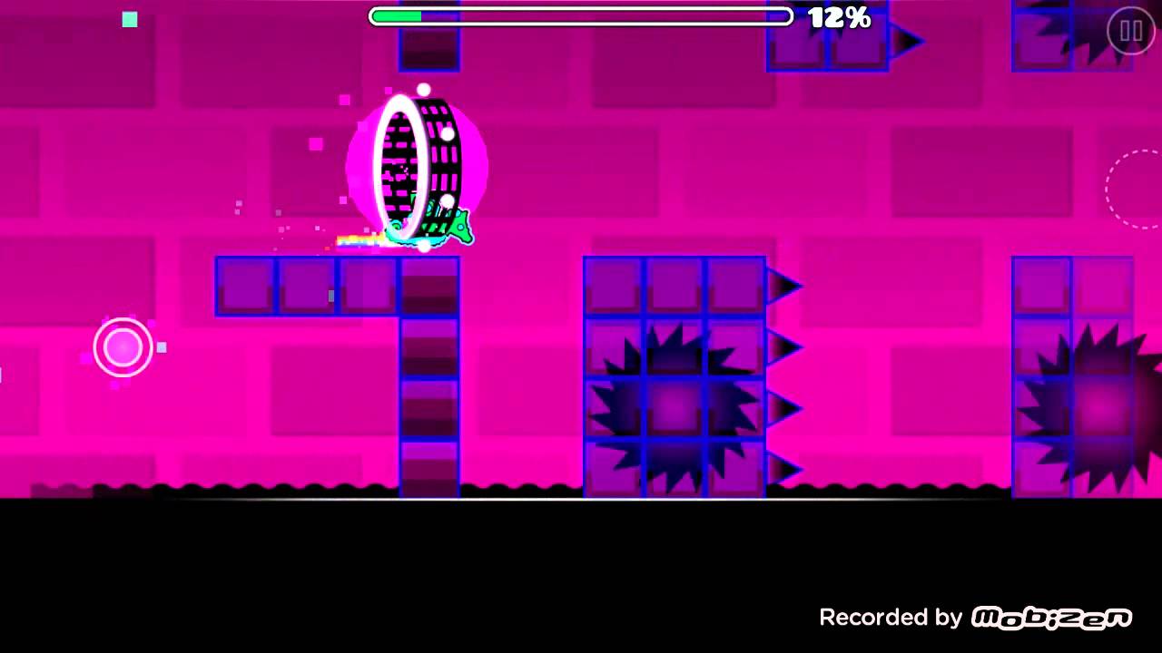 Geometry dash (Hard) Purple Swinging By ZSolti49 - YouTube