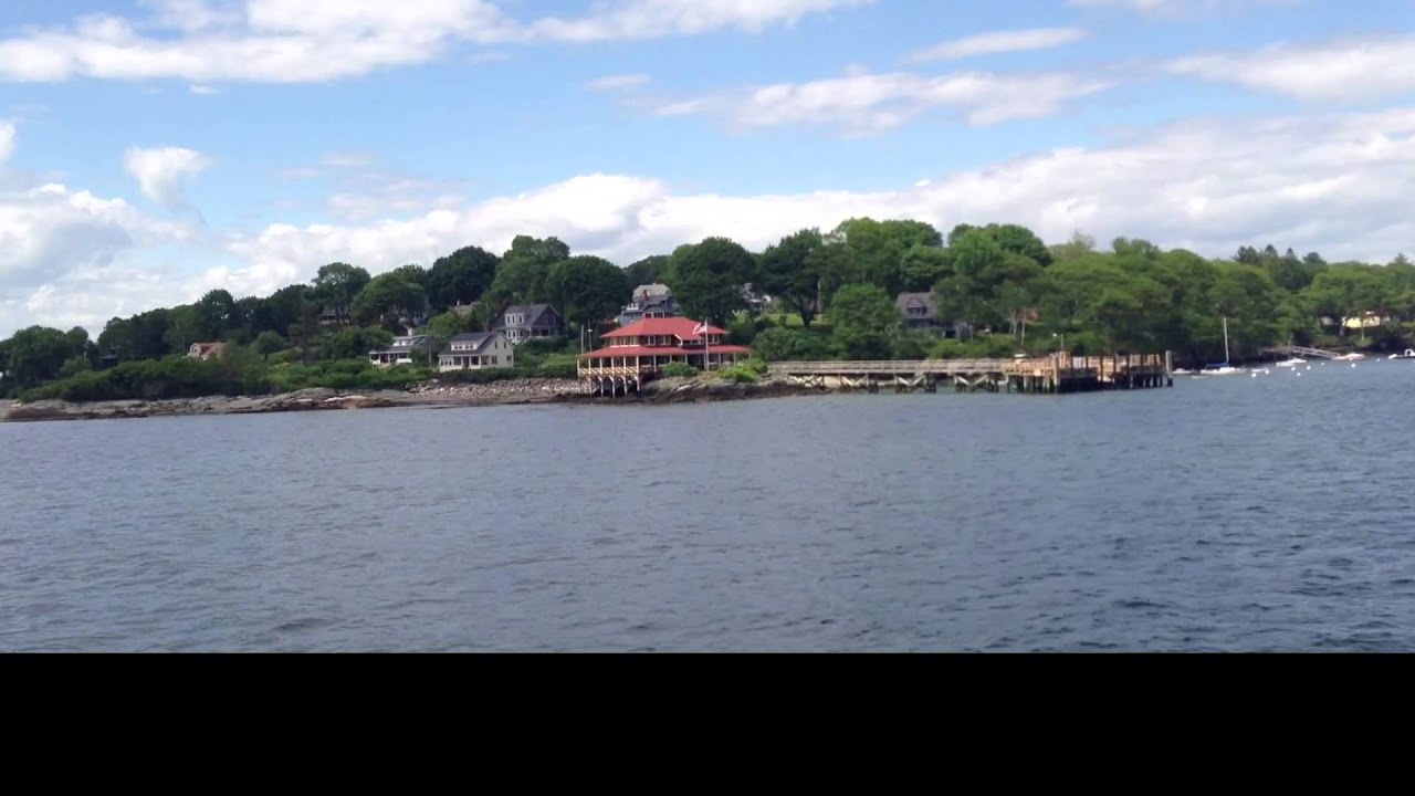 Approaching Little Diamond Island, Maine - YouTube