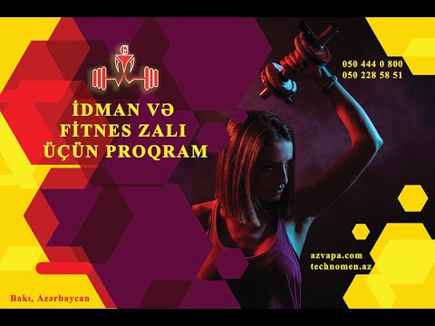 İdman, fitnes və üzgüçülük mərkəzləri üçün lisenziyalı proqram - YouTube