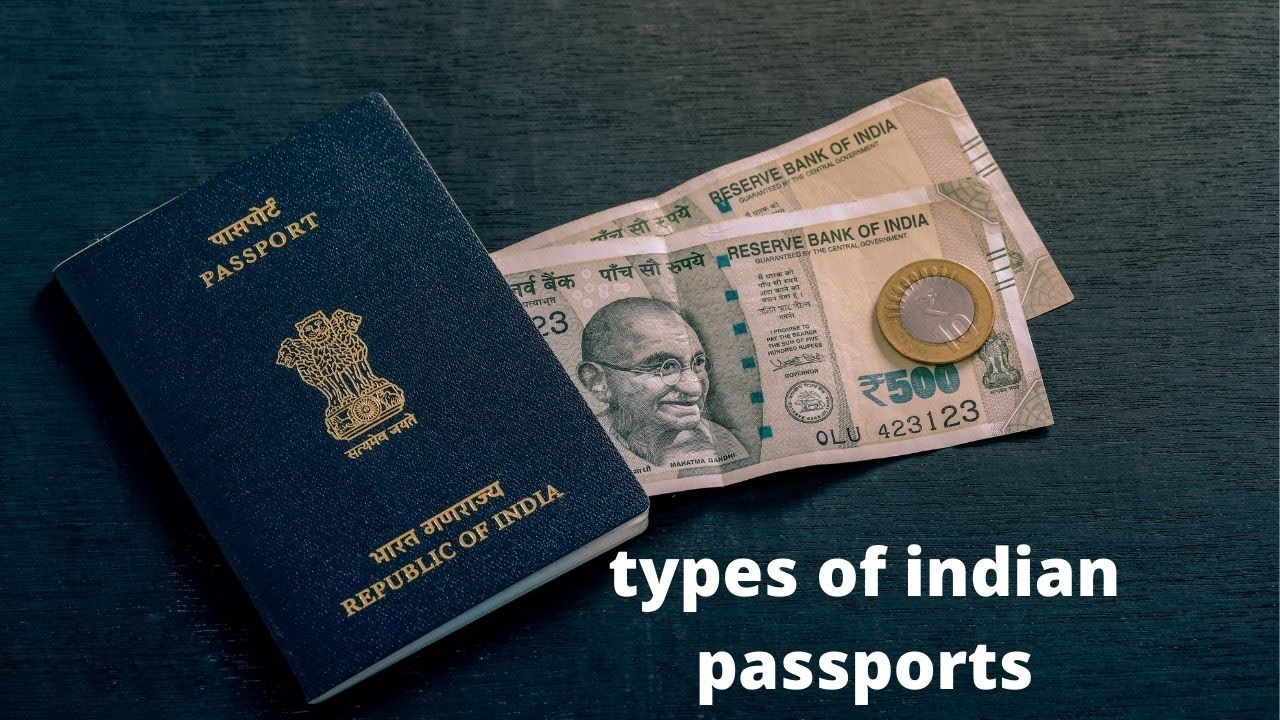 types of indian passports - YouTube