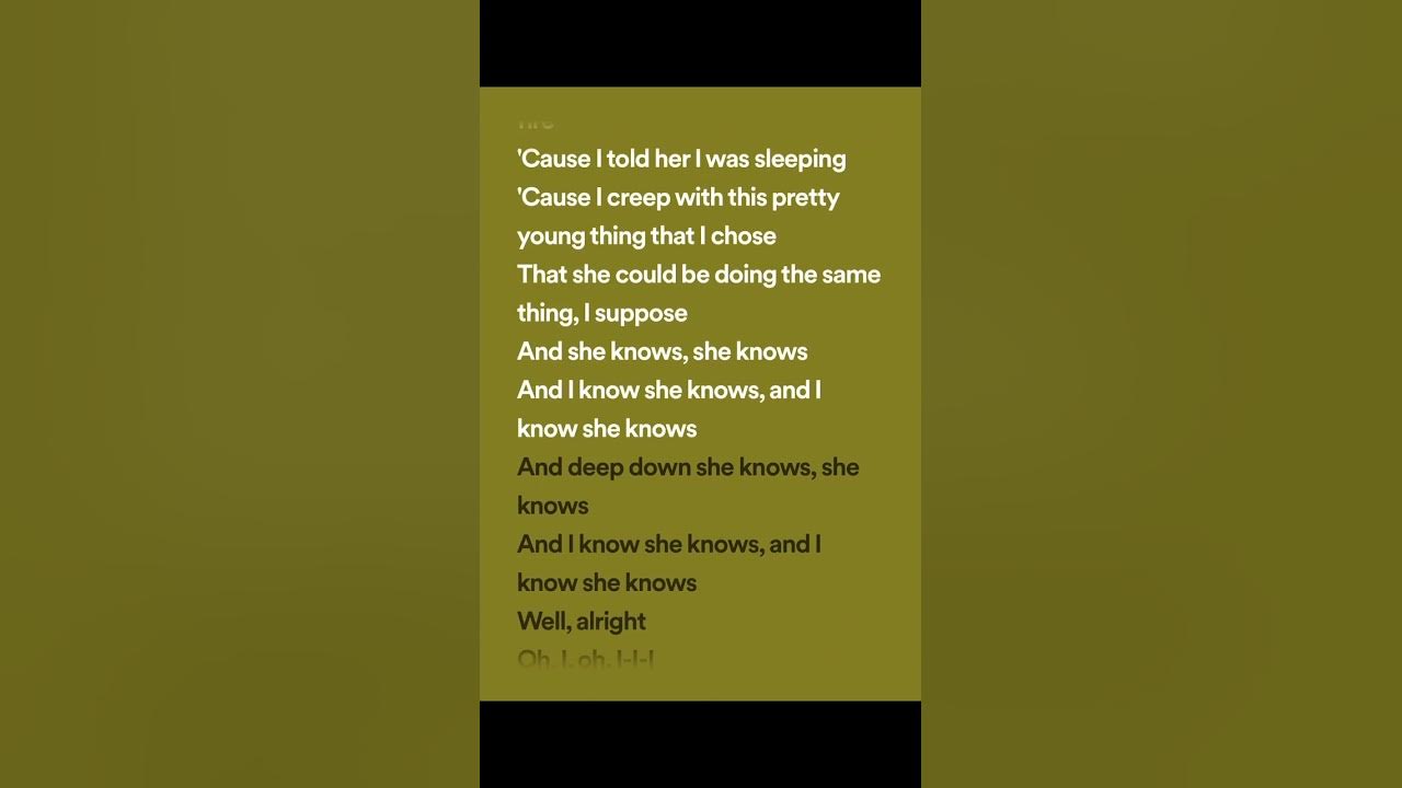 J Cole She Knows Lyrics Spotify Version Ft Amber Coffman Cults