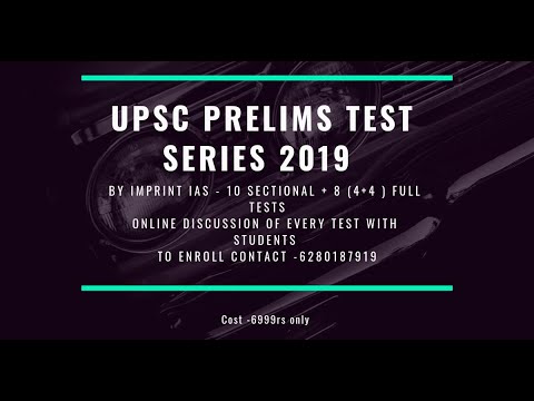 IMPRINT IAS Prelims Test Series Polity Test 2 Discussion _Raw Video ...