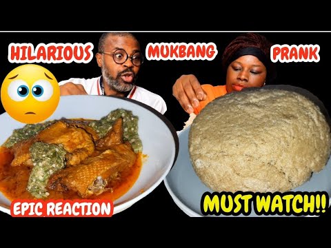 MUST WATCH! Hilarious Mukbang Prank on Our Son | African Food Mukbang ...
