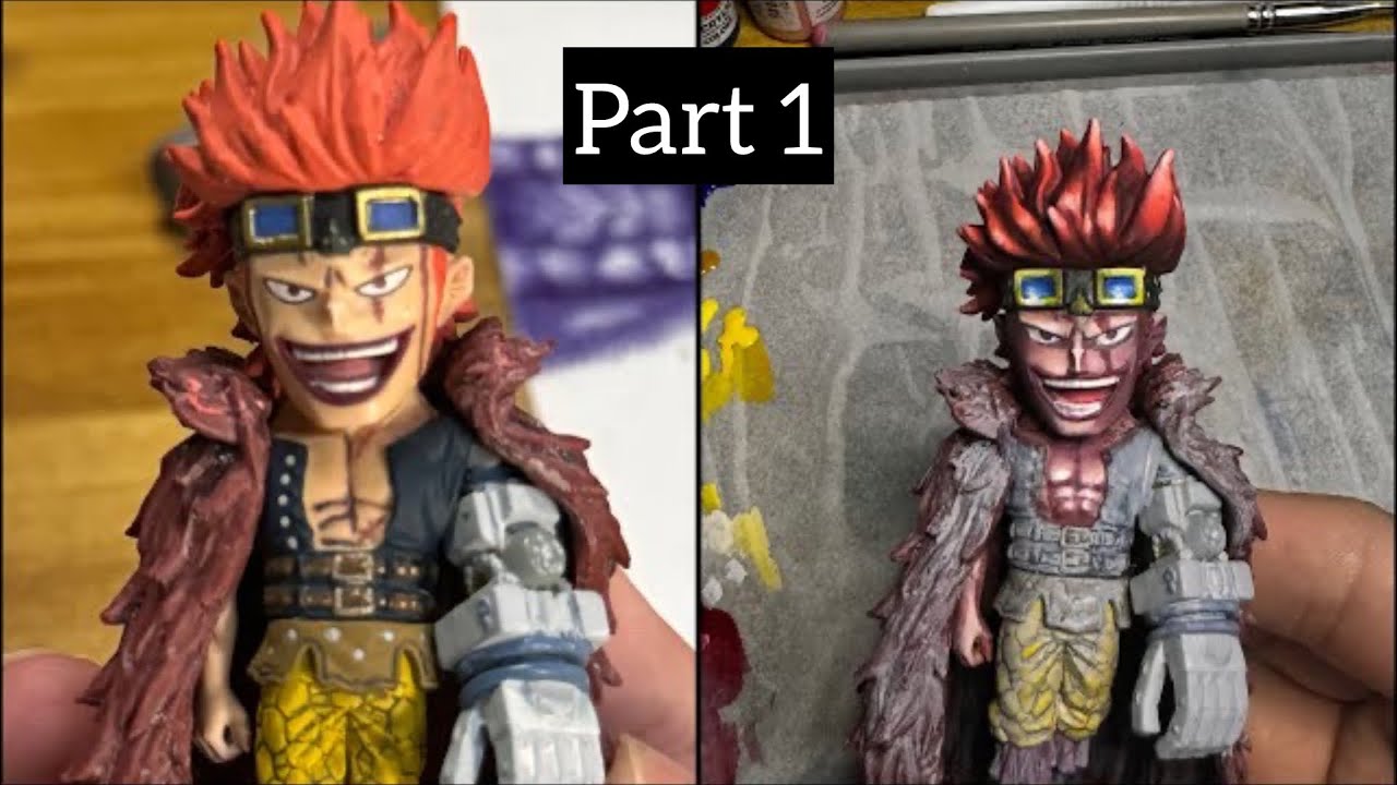 Painting Tutorial WCF Eustass Kid From One Piece ( step by step ) | flamehanger - YouTube