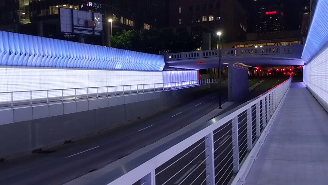 Interactive 4th Street SW Underpass Lights - YouTube