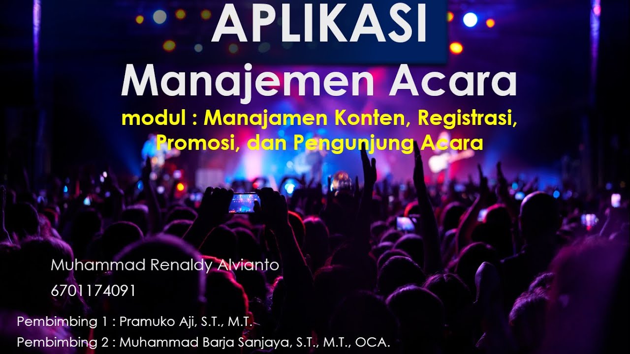 HeloEV : Aplikasi Manajemen Acara - Muhammad Renaldi Alvin - YouTube