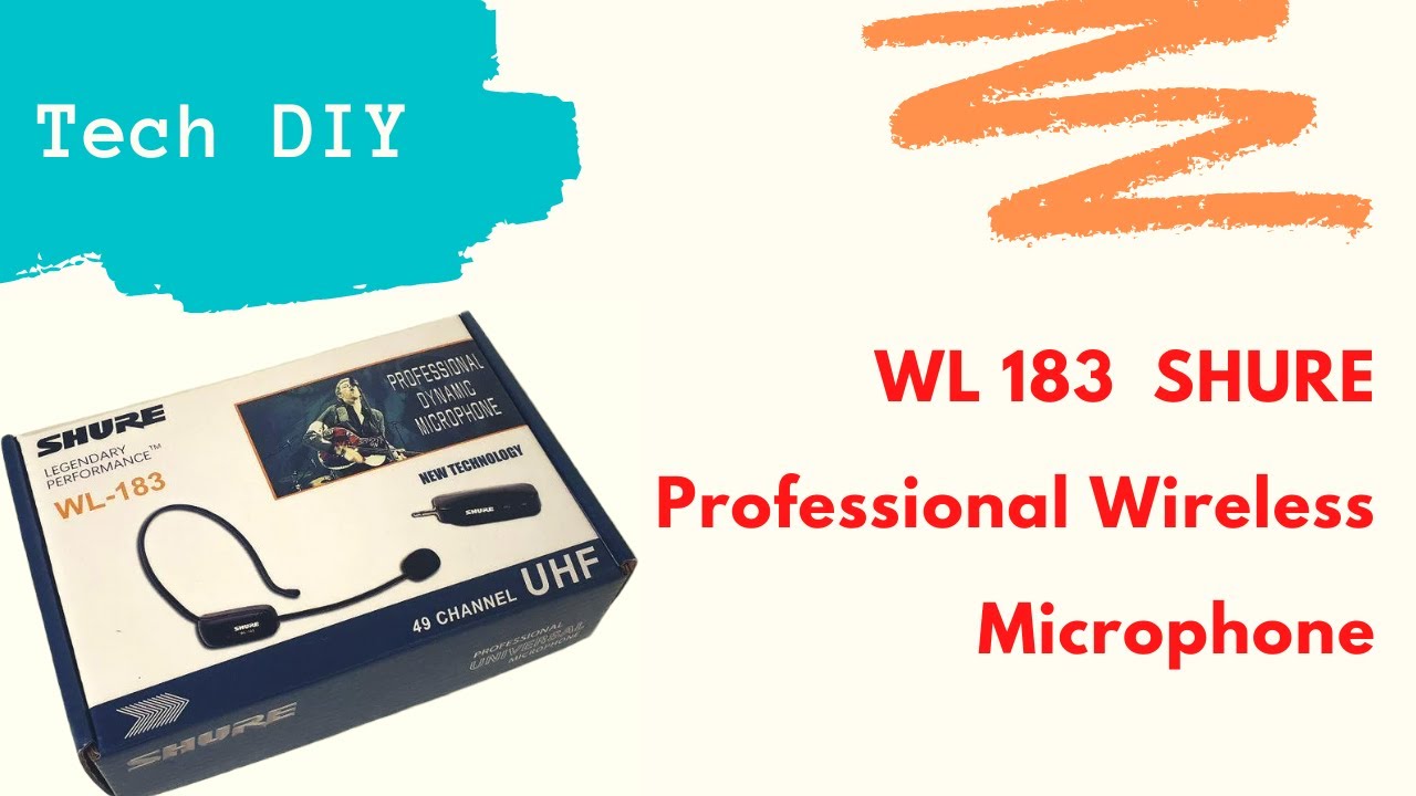 Product Review || SHURE WL 183 Wireless Microphone - YouTube