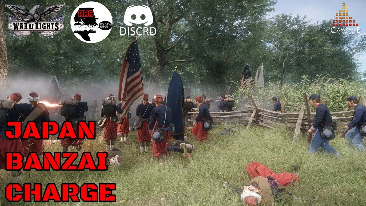 War Of Rights 赤母衣衆 JAPAN BANZAI CHARGE!! - YouTube