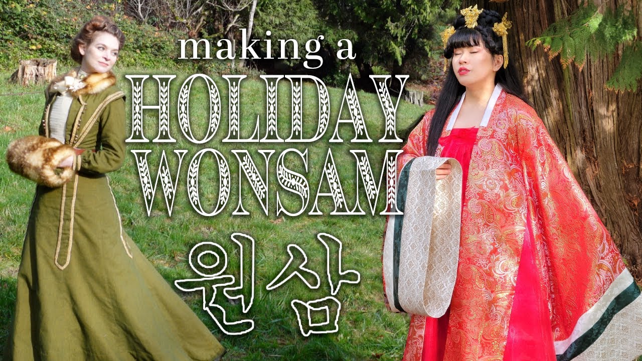 Making a Historical Holiday Wonsam (Korean🇰🇷ceremonial dress) for ...