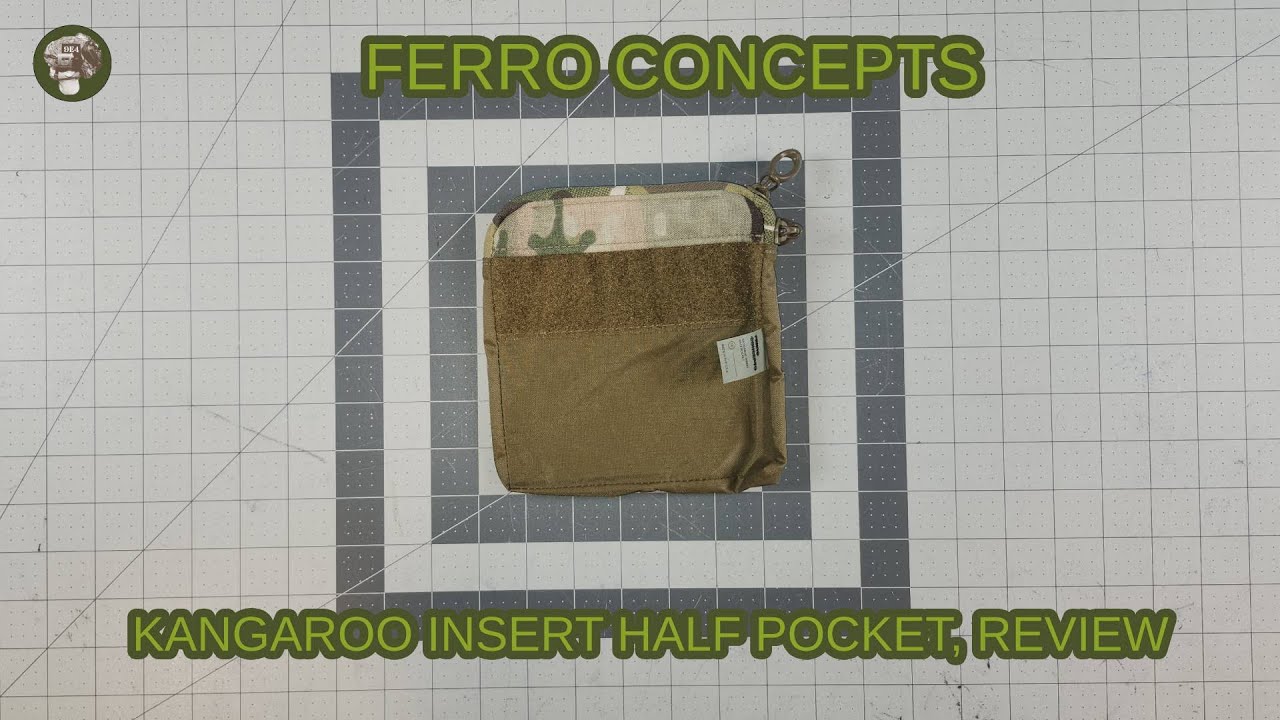 Ferro Concepts Kangaroo insert half pocket, review - YouTube