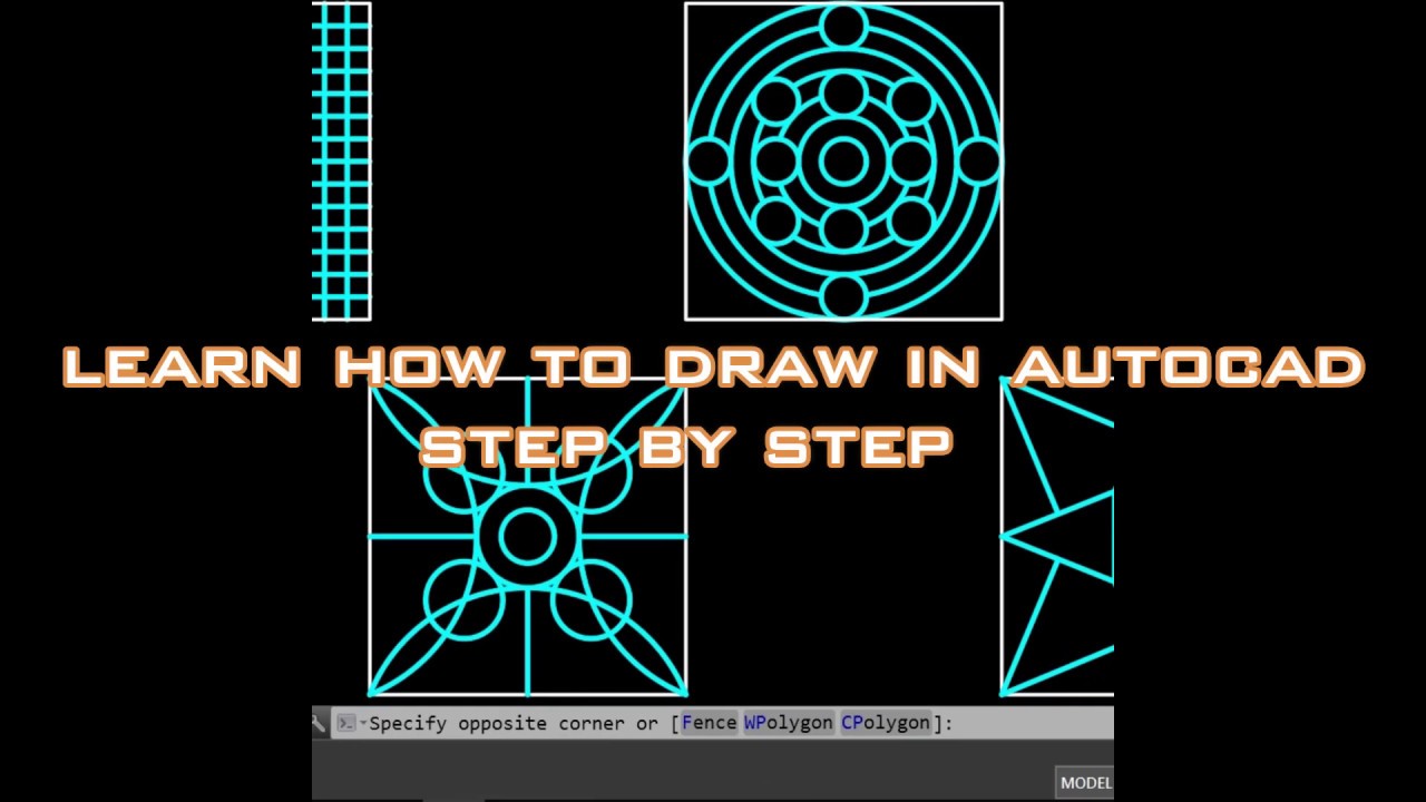 Step by Step AutoCAD Drawing Tutorial / Juan EngineerTV - YouTube