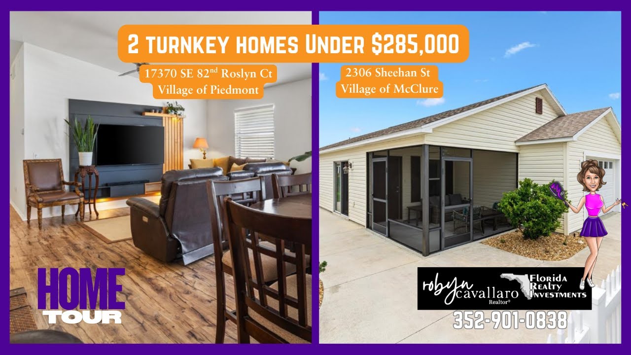 Affordable Turnkey Living in The Villages Florida, Two Homes Under ...