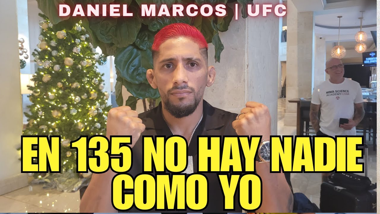 UFC TAMPA: DANIEL MARCOS DICE QUE SERA EL PRIMER CAMPEON PERUANO - YouTube