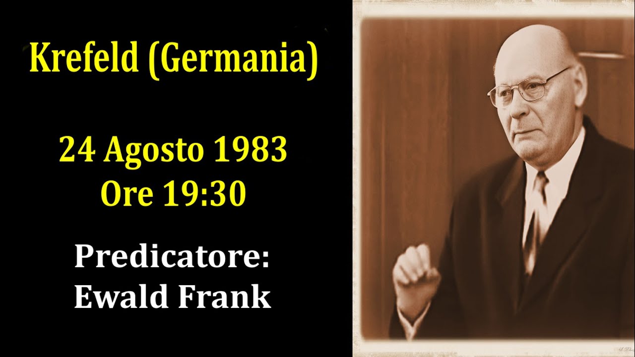 KREFELD (GERMANIA) 24 AGOSTO 1983 - EWALD FRANK - YouTube