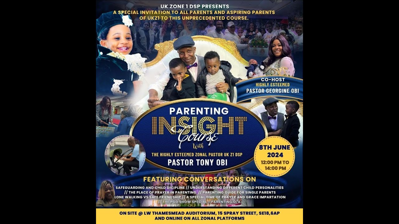 Parenting Insight Course with Pastor Tony Obi - YouTube