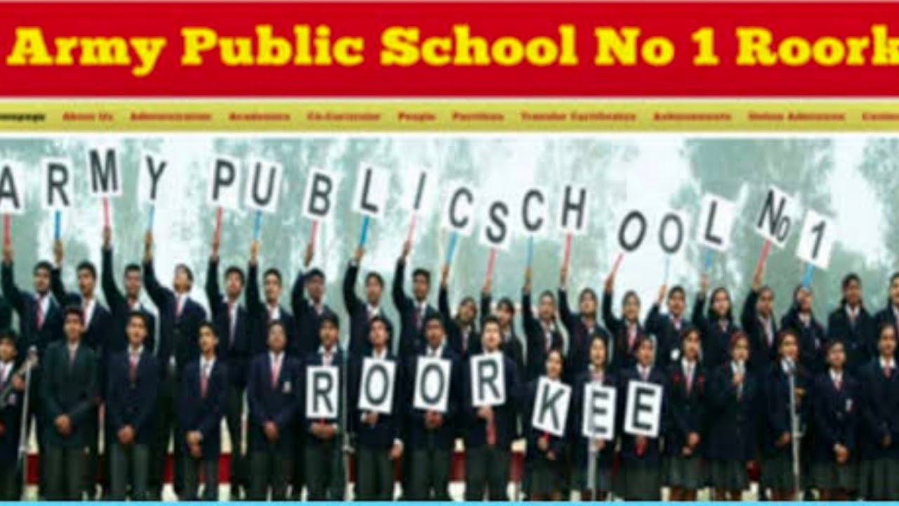 APS NO 1 ROORKEE (Batch 2024-25) - YouTube