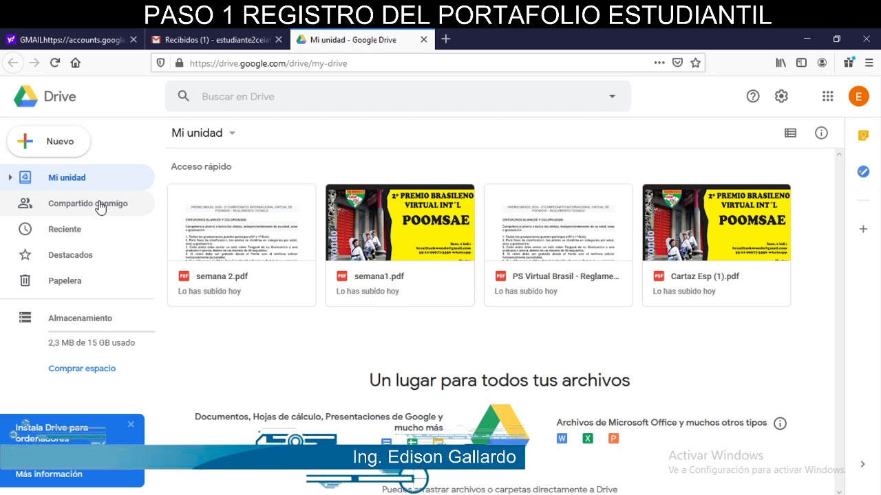 1 INGRESO Y REGISTRO A LA PLATAFORMA VIRTUAL - YouTube