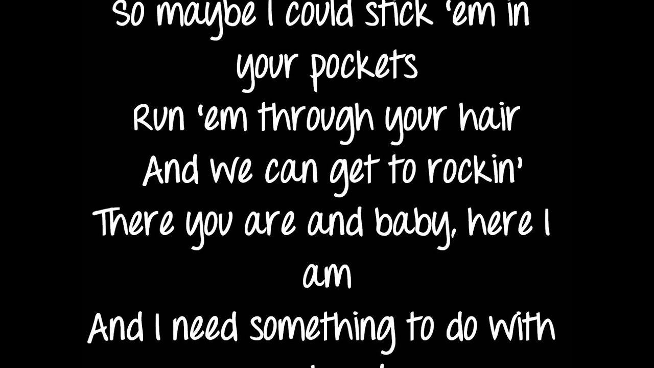 Something To Do With My Hands By Thomas Rhett Lyrics - YouTube
