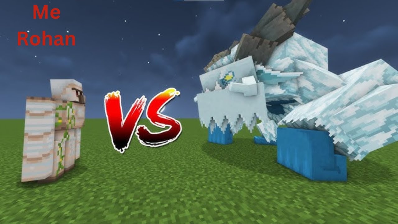 Frostmaw vs Iron Golem Minecraft Battle #minecraft #trending # ...