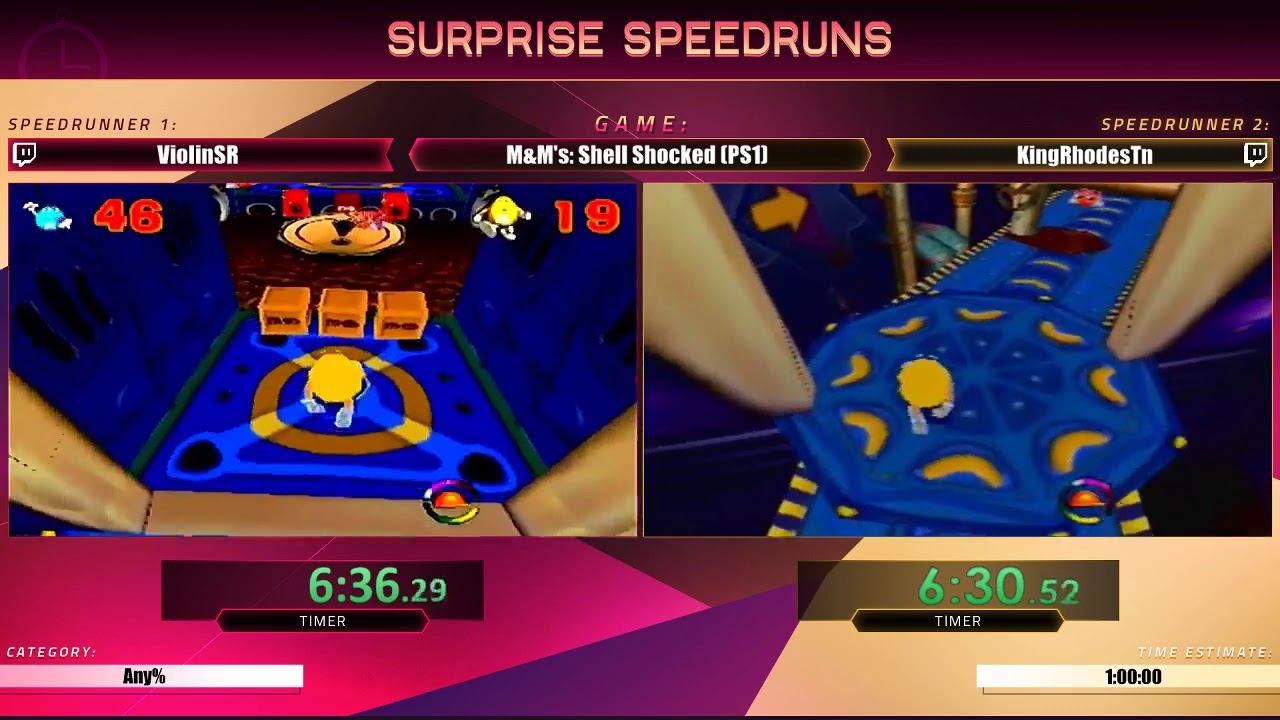 M&M's: Shell Shocked Any% $100 Race - Race A - YouTube
