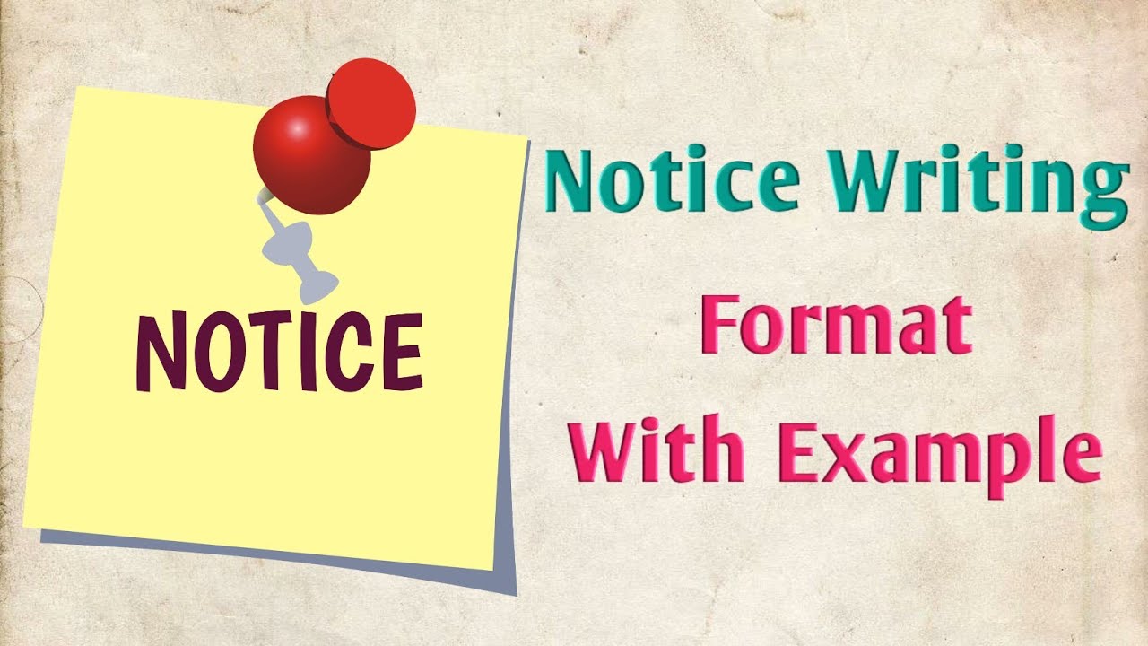 How to Write Notice | Writing Skill - YouTube