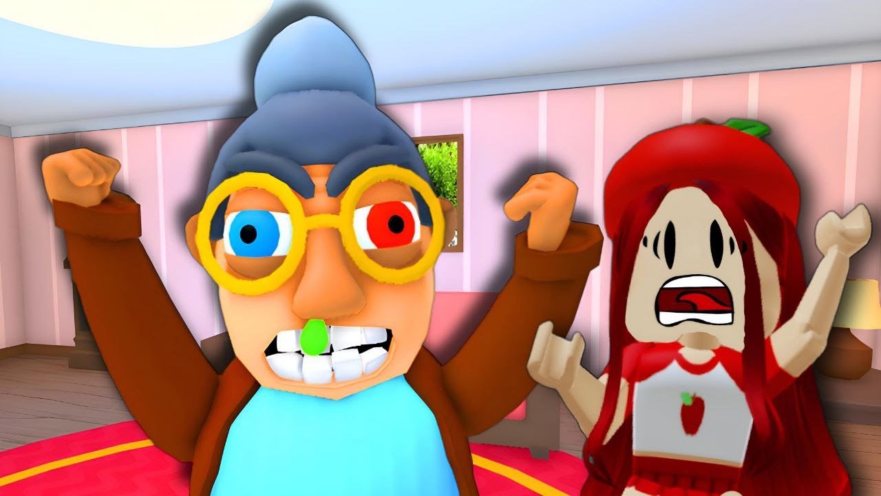 TEAM GRANDMA ESCAPE! (TEAMWORK OBBY) - Walkthrough #4k - YouTube