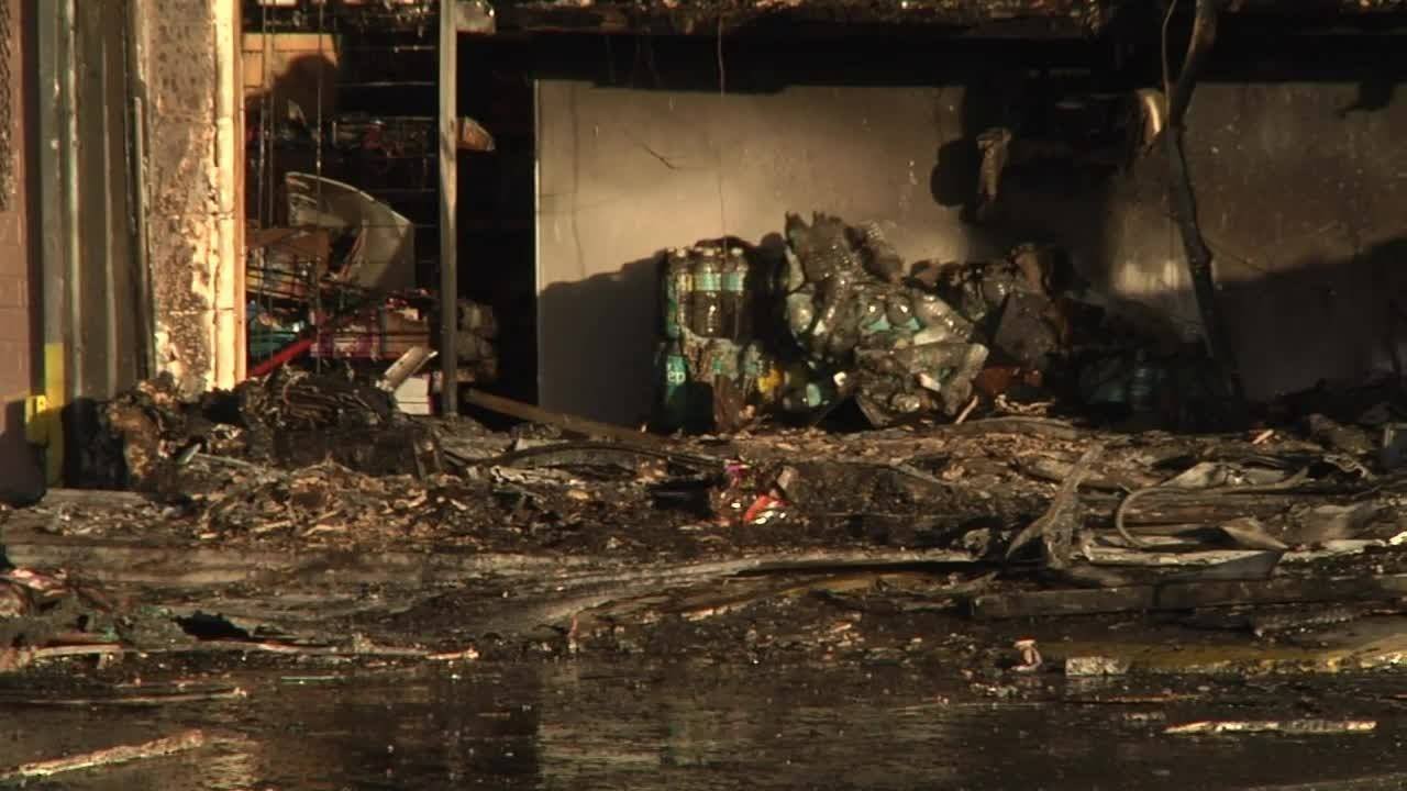 Gas station fire investigation - YouTube