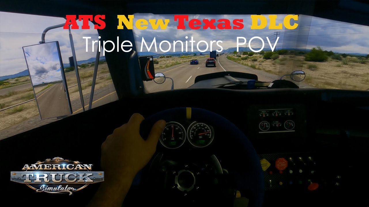 ATS new TEXAS DLC gameplay. El Paso to San Angelo route in Texas DLC ...