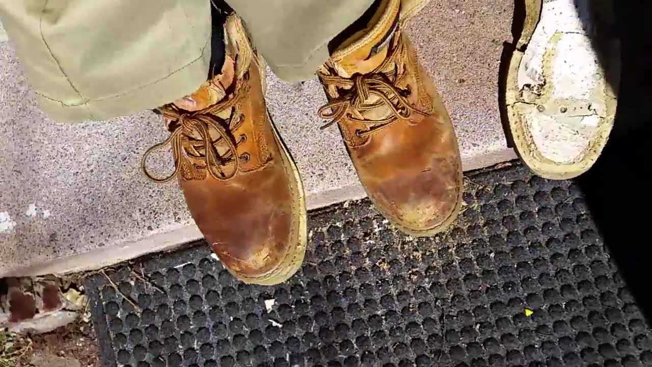 Rockhead's Timberland Pro Work Boots - Trashed - YouTube