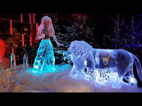 Manchester markets ice bar - YouTube