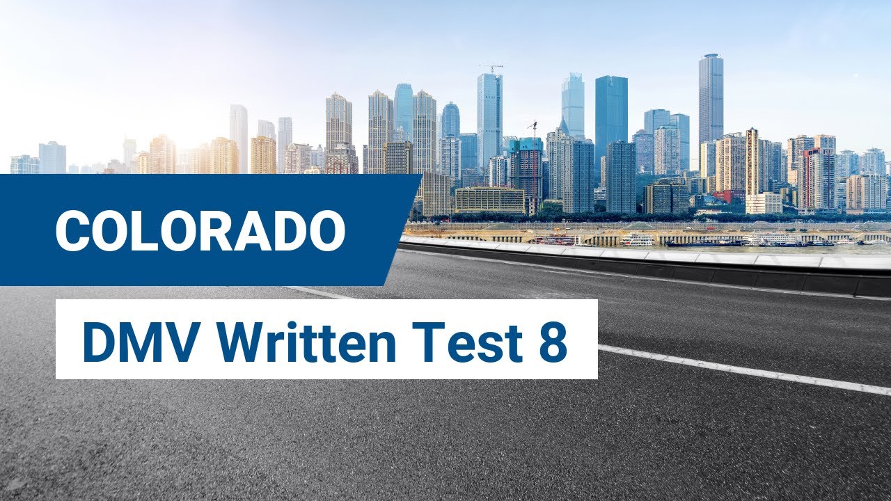 2024 Colorado DMV Written Test #8 - YouTube