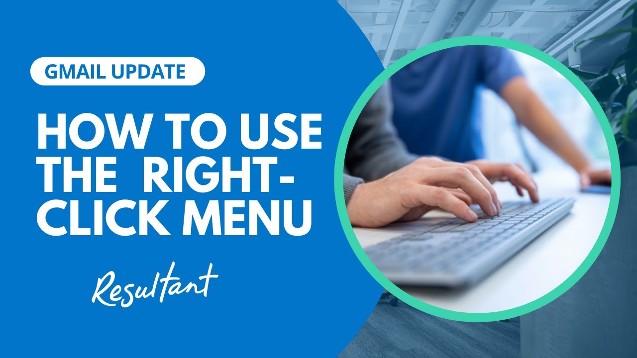 Tips For Using the Right-Click Menu In Gmail - YouTube