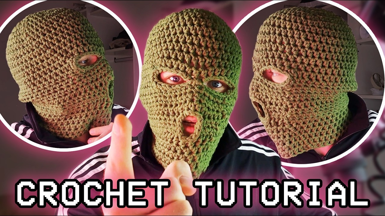 Easy Balaclava Crochet Tutorial | ANY YARN WEIGHT | ANY HEAD SIZE ...