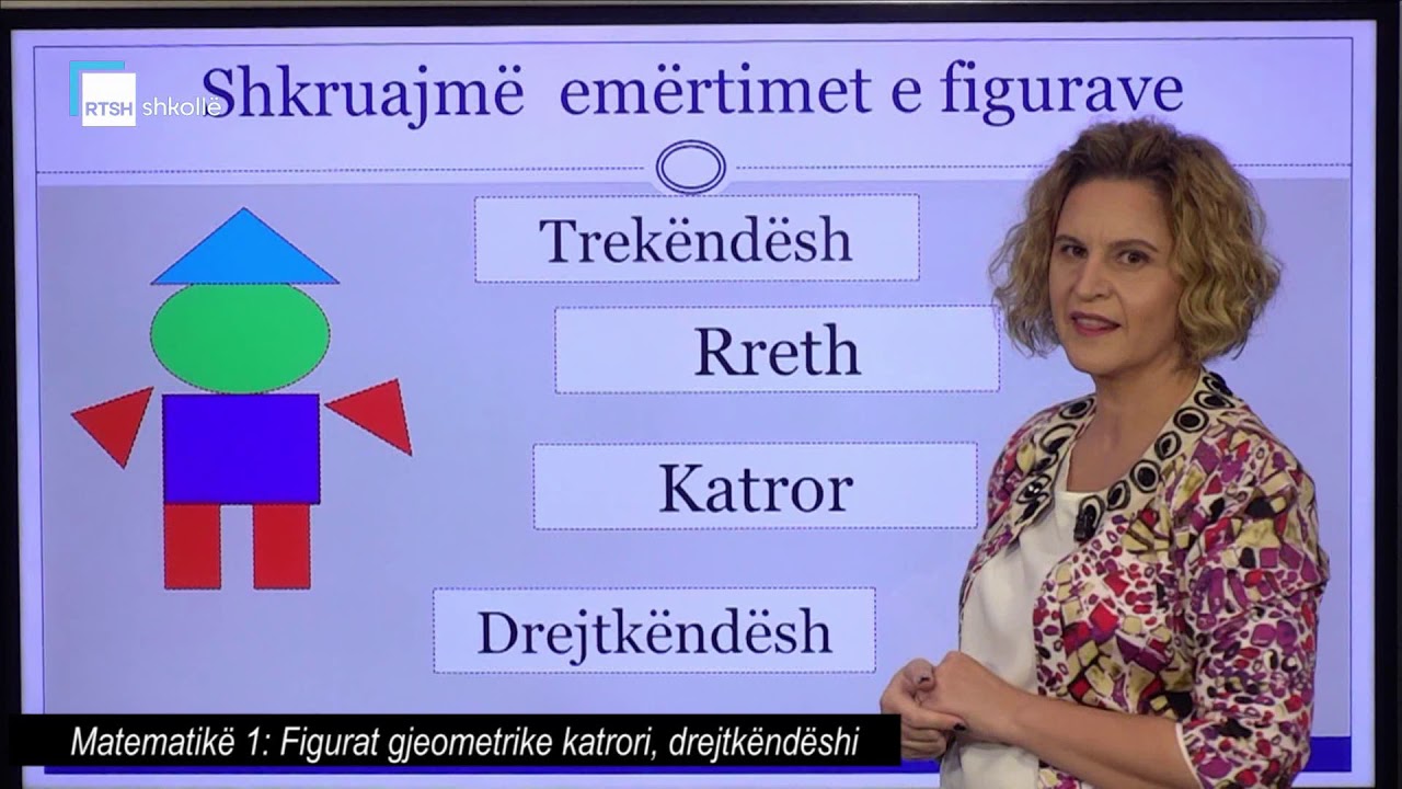 Matematikë 1- Figurat gjeometrike rrethi, trekëndëshi. Figurat ...