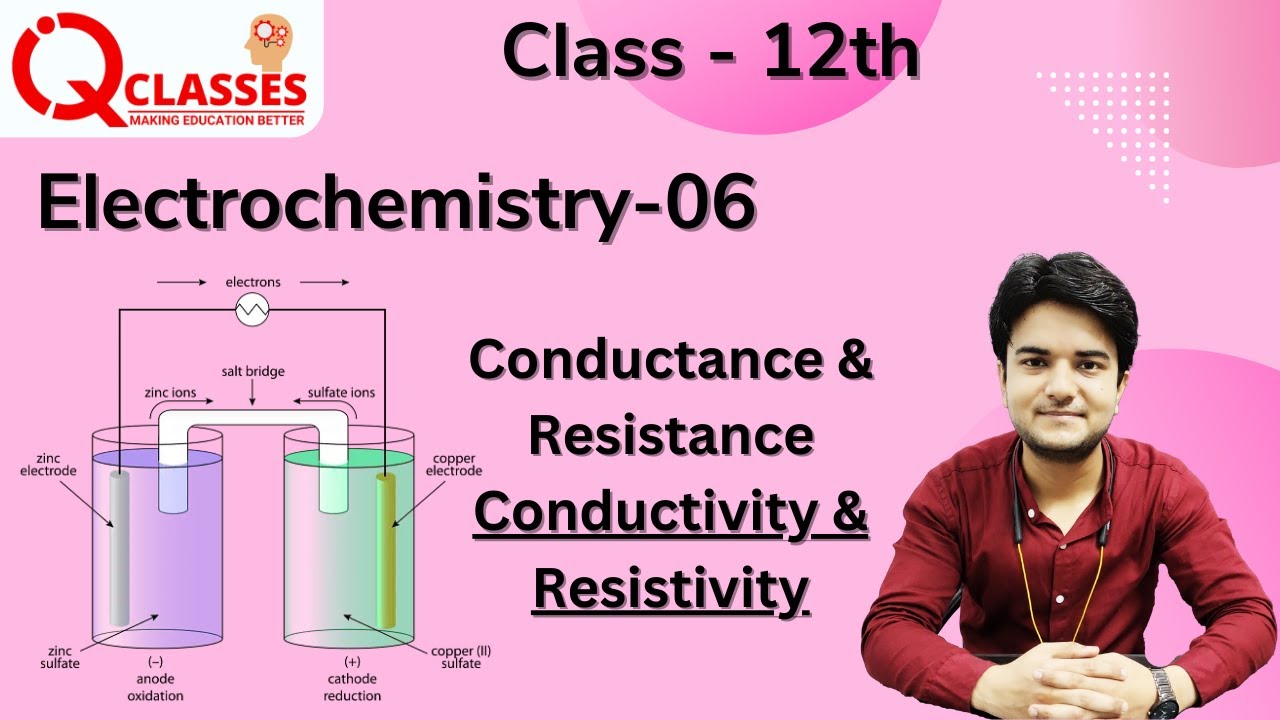 Electrochemistry 06 | Class - 12th | Conductance | Conductivity ...