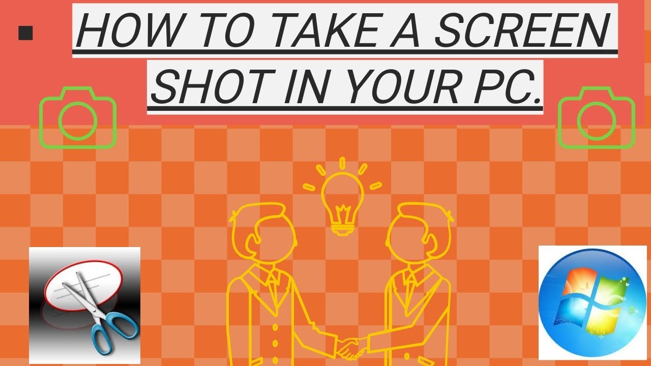 HOW TO TAKE SCREEN SHOT IN YOUR PC. - YouTube