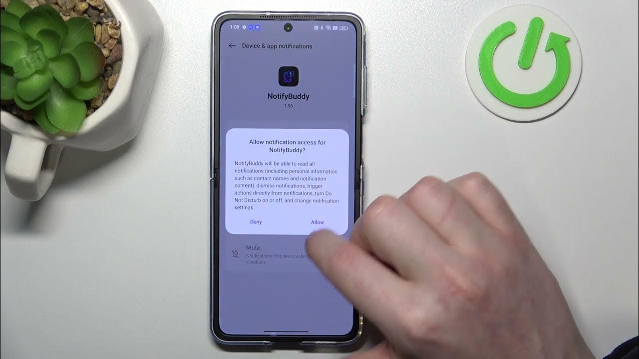 How to Set Up Custom LED Notifications on a OPPO Find N2 Flip - NotifyBuddy App - YouTube