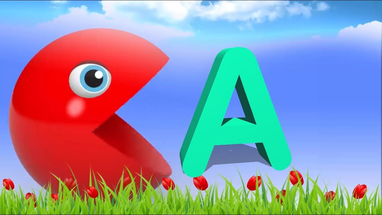 Pacman ABC alfabe öğreniyorum | Alfabe Şarkısı Çizgi film | Turkish ...