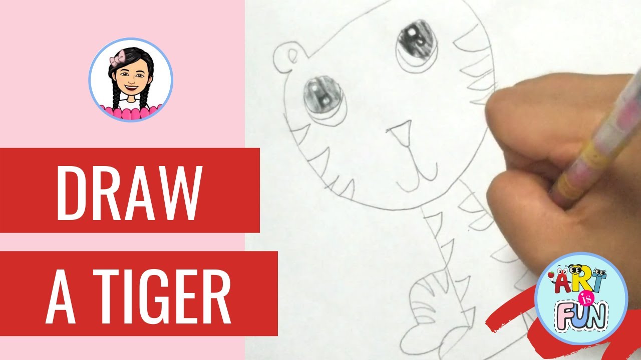 How To Draw a Tiger | Step-by-Step Tutorial - YouTube
