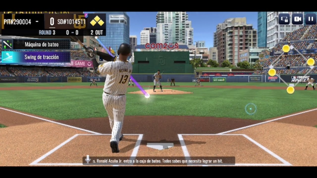 MLB 9 innings rivals | gameplay BATALLA DE CARRERAS IMPULSADAS | - YouTube